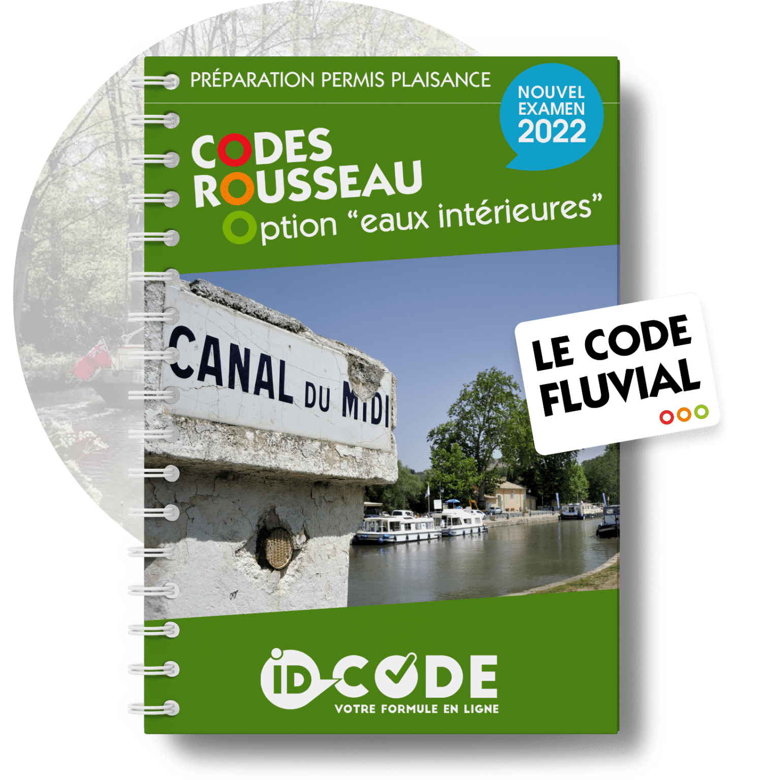 Révisez le Code du permis bateau fluvial : Pass Rousseau + Livre
